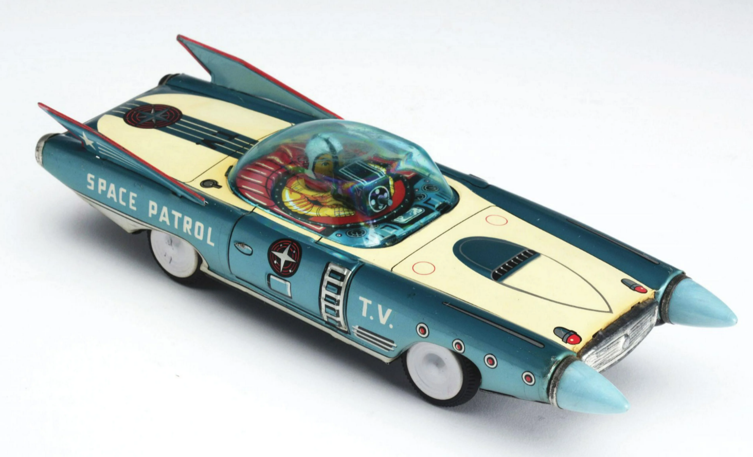 WOW! The TV Space Patrol Toy Car Sold at Morphy Auctions for (Scroll ...
